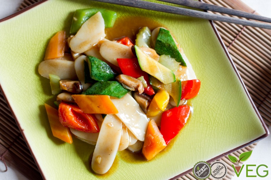 Gnocchi di riso cinesi - le ricette di lacucinavegetariana.it